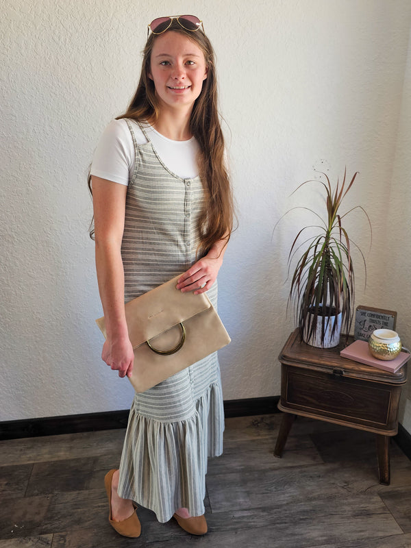 Modest Layering Cropped Tee in White - JamieRose & Co.